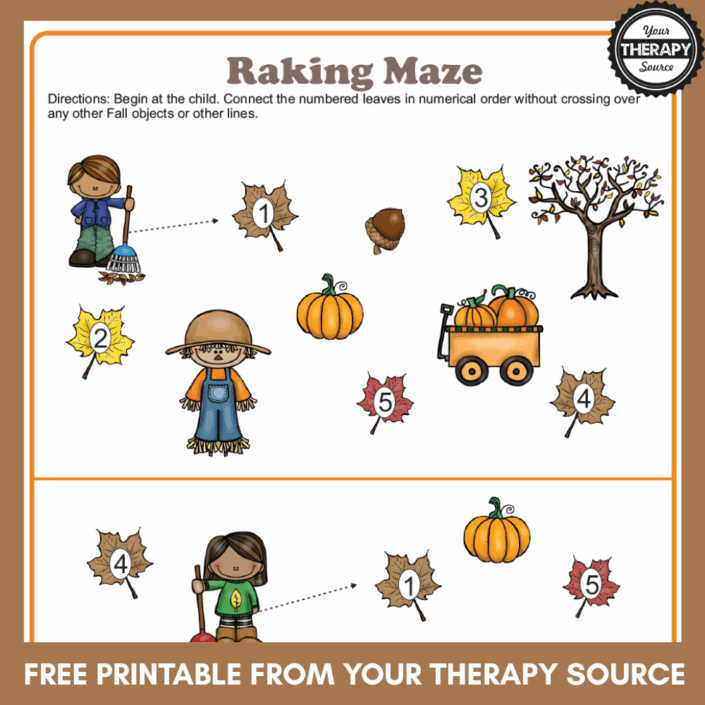 Visual Perception Activities - Free Printables - Your Therapy Source