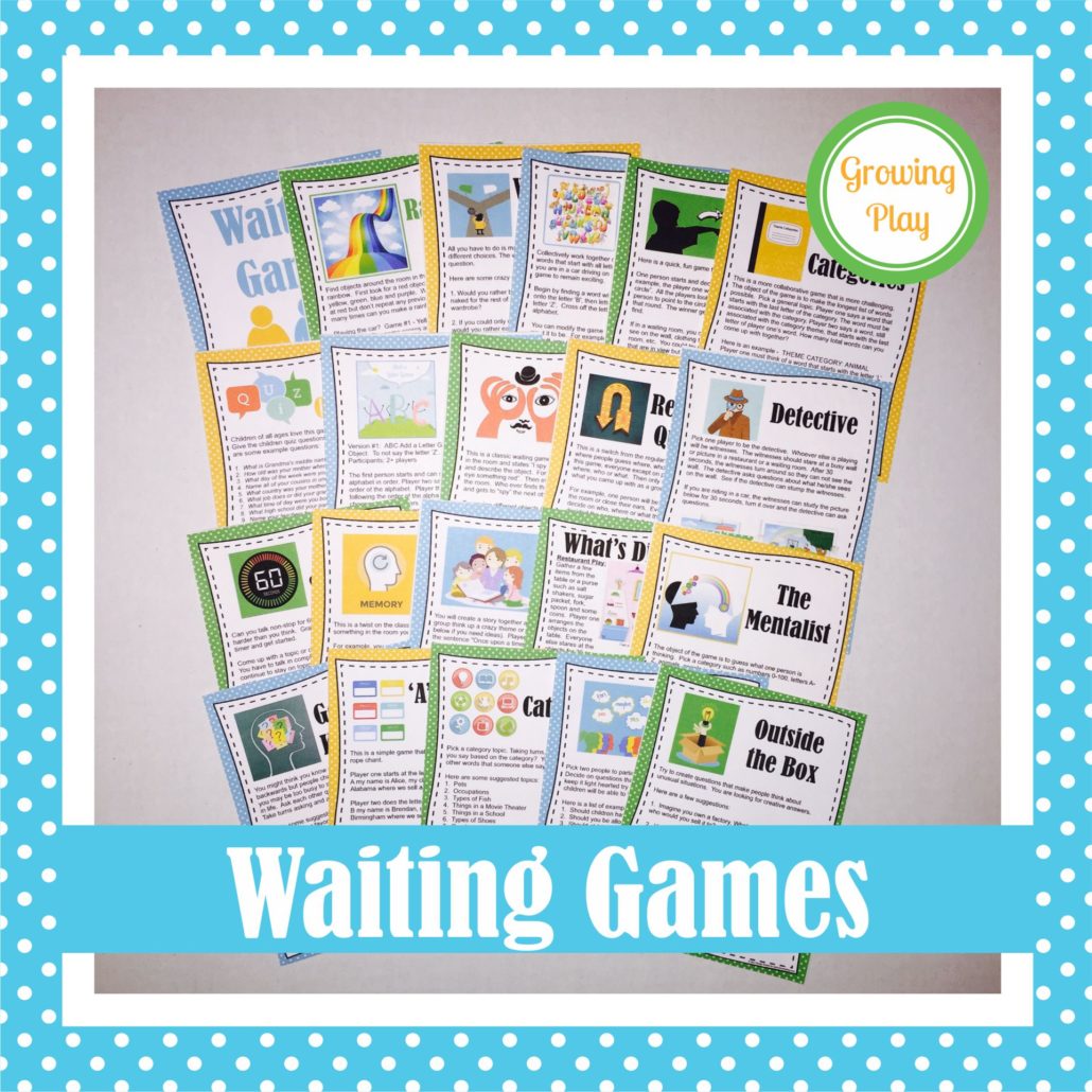 Waiting Games - Your Therapy Source