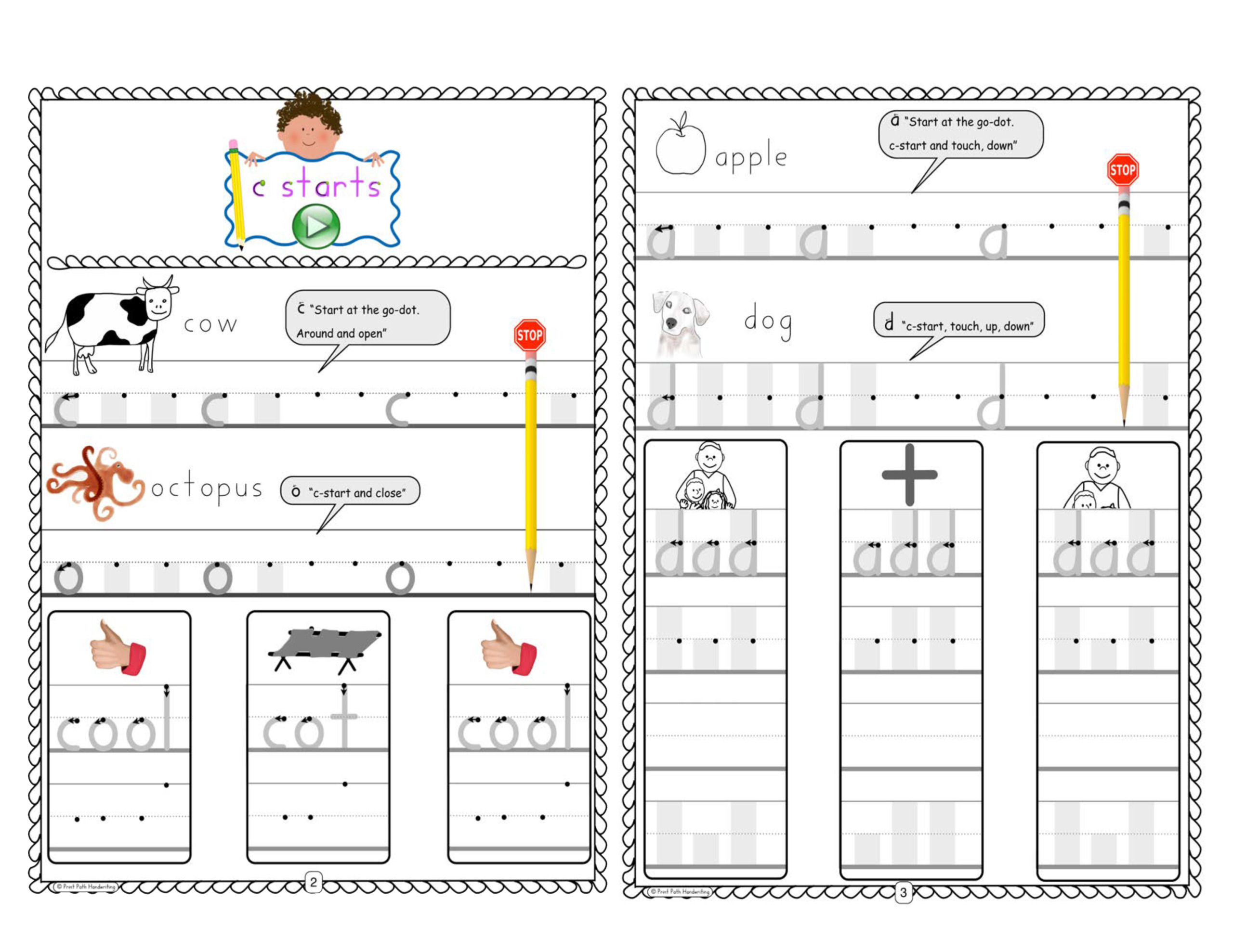 Lowercase at Last Books 2 and 3 Lowercase Intervention Bundle HWT Style ...