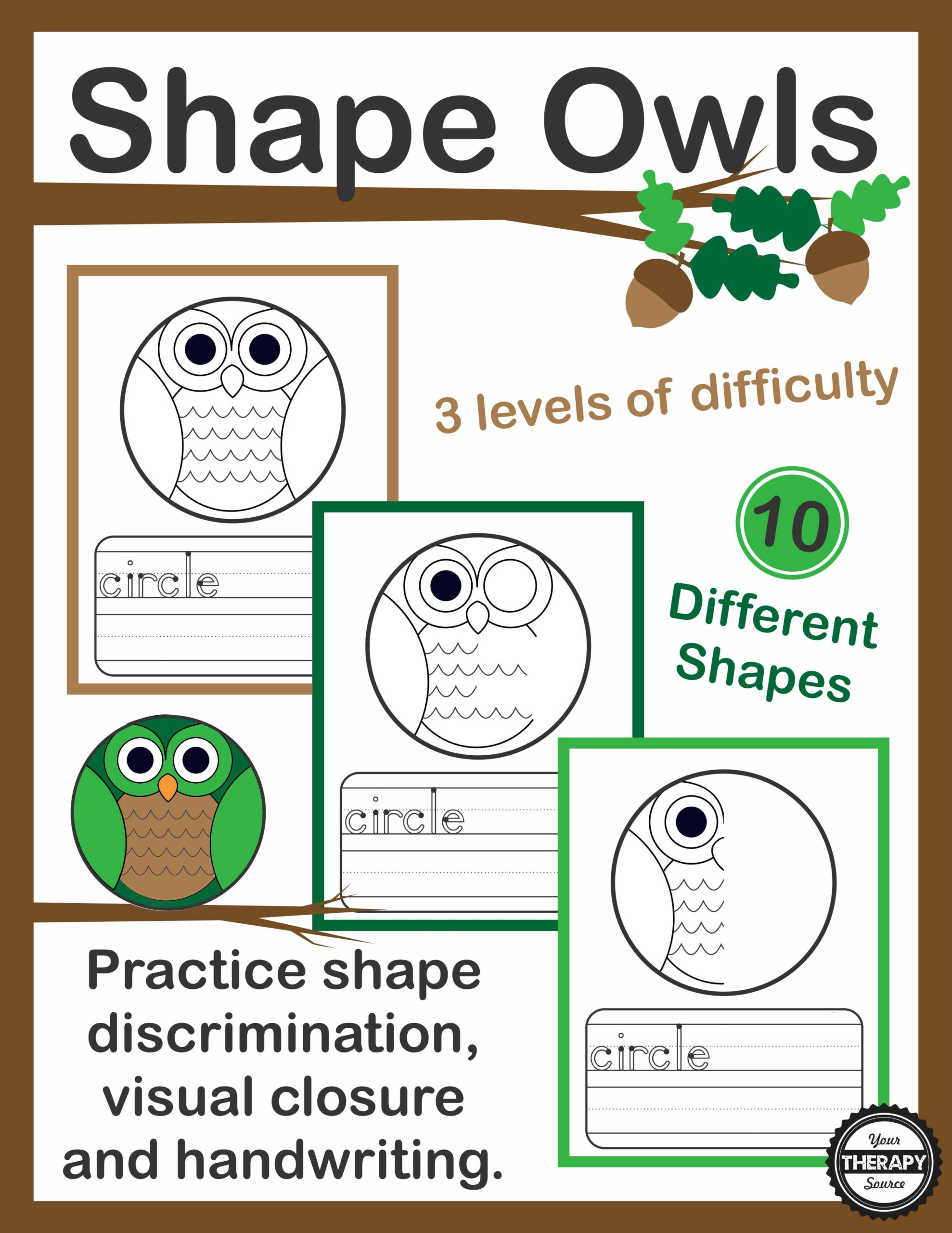 Owl Board Game - Free Owl Printable - Your Therapy Source