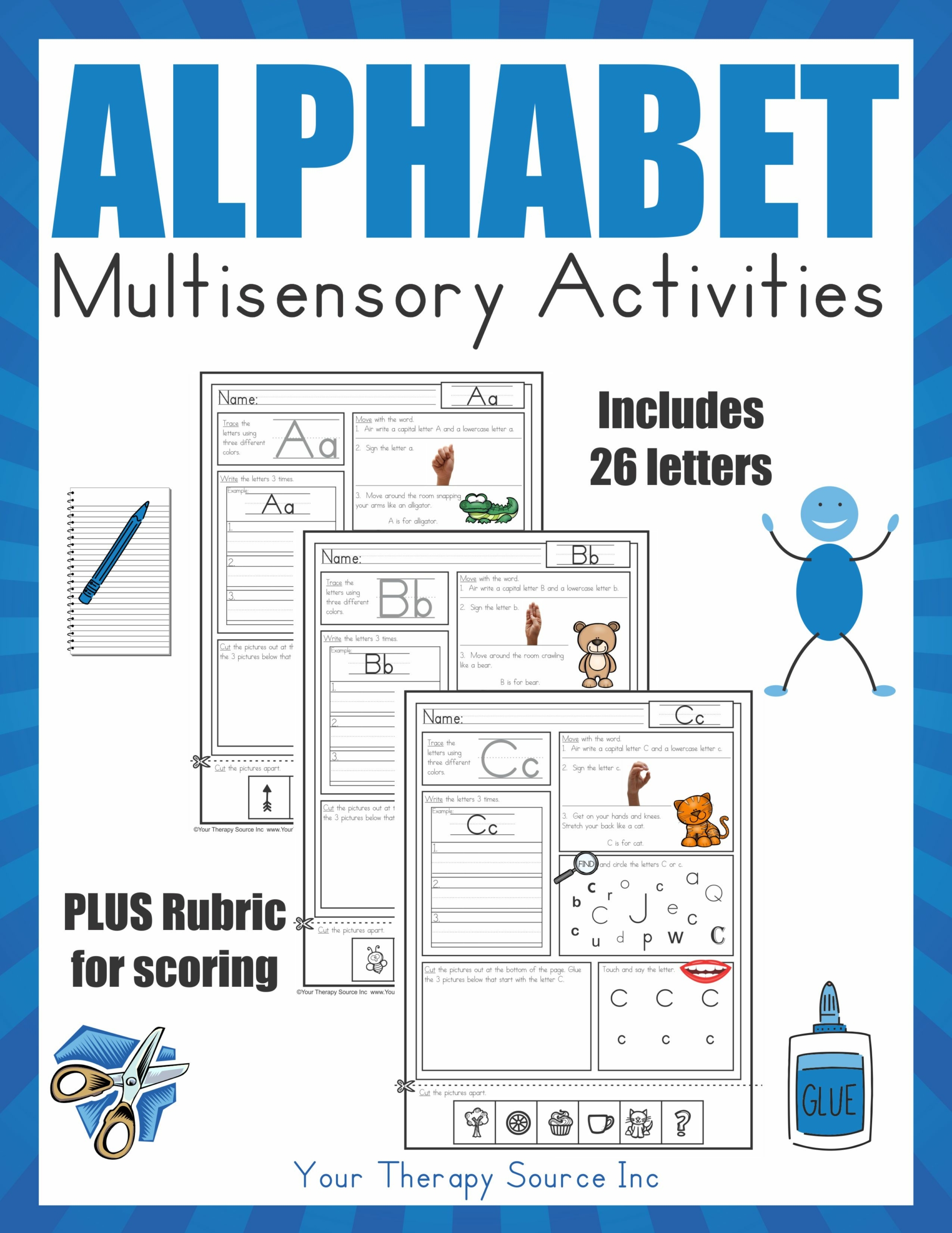 Multisensory Alphabet Activities - Your Therapy Source