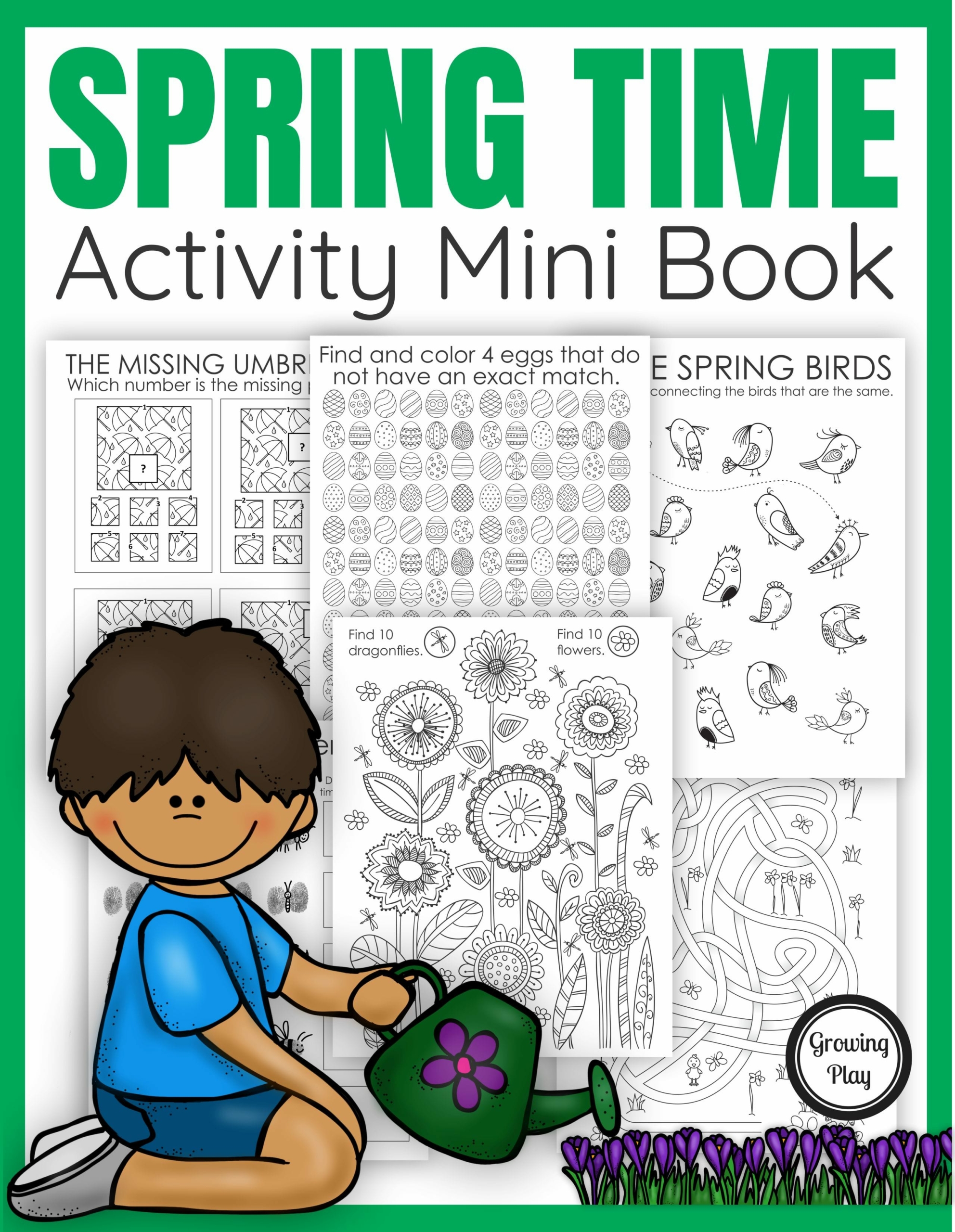 I Spy Spring Time Egg Puzzle - Your Therapy Source