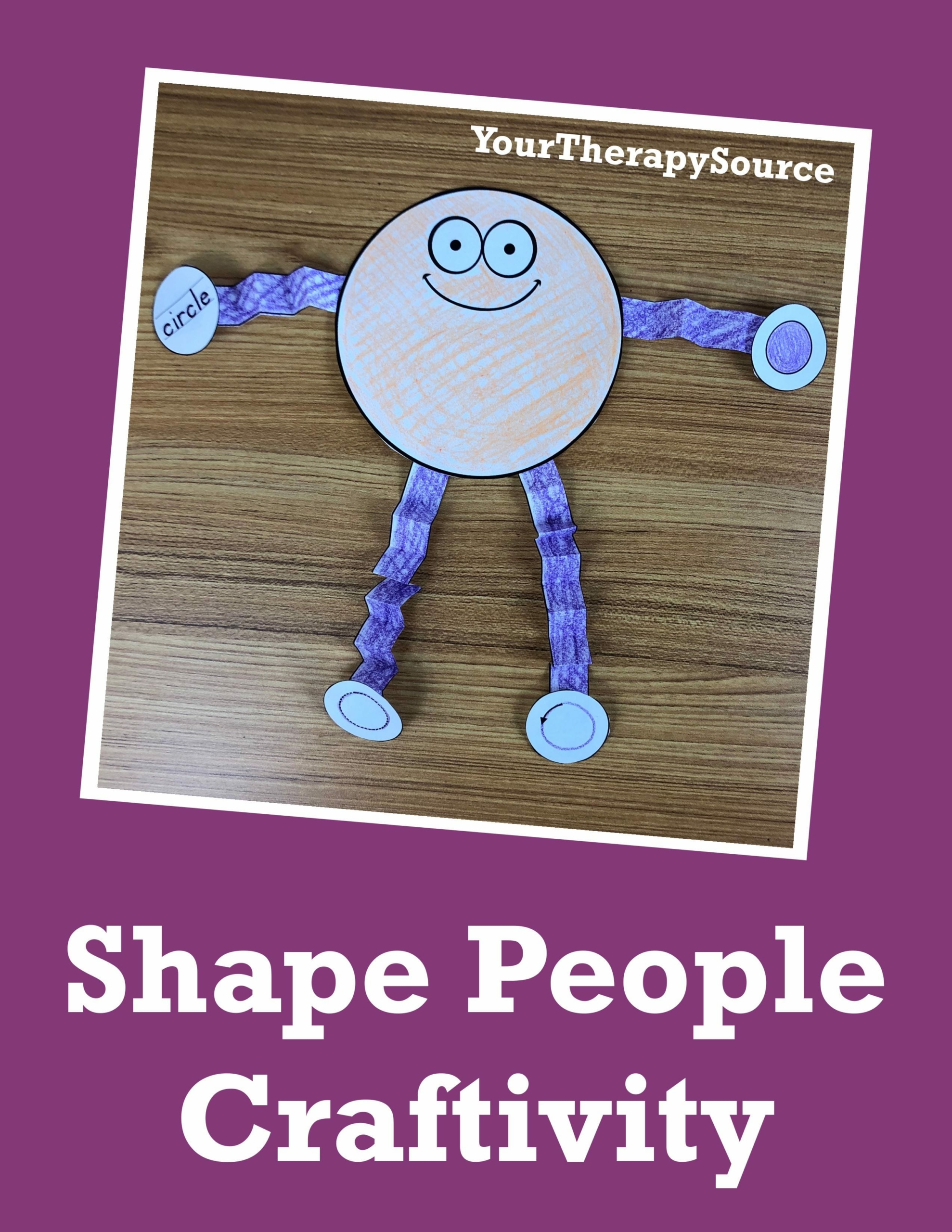 Shape, Alphabet, and Number Craftivity Packets - Your Therapy Source