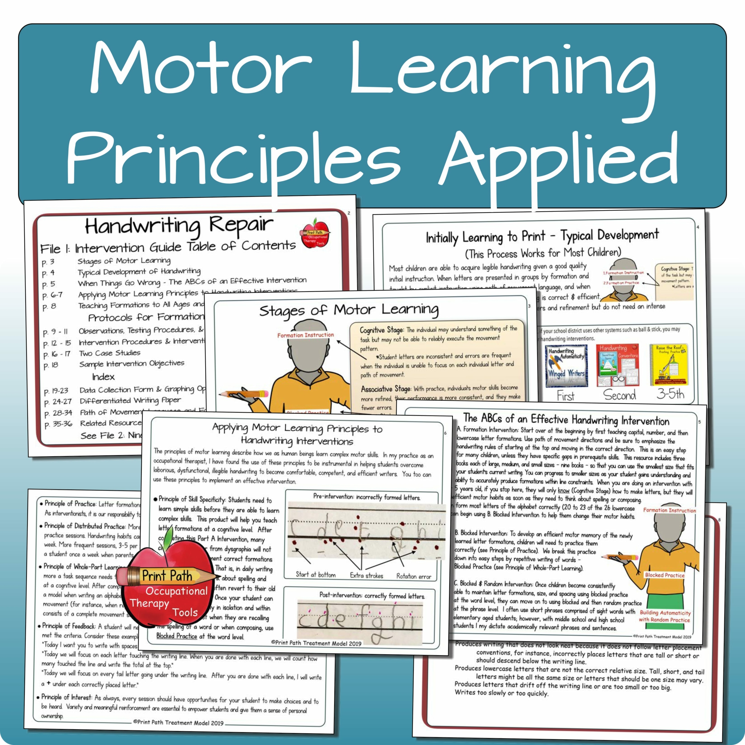 Dysgraphia Handwriting Intervention - Occupational Therapy Tools A ...