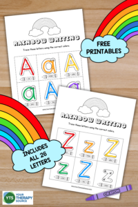 Rainbow Writing Free Printable Packet - Your Therapy Source