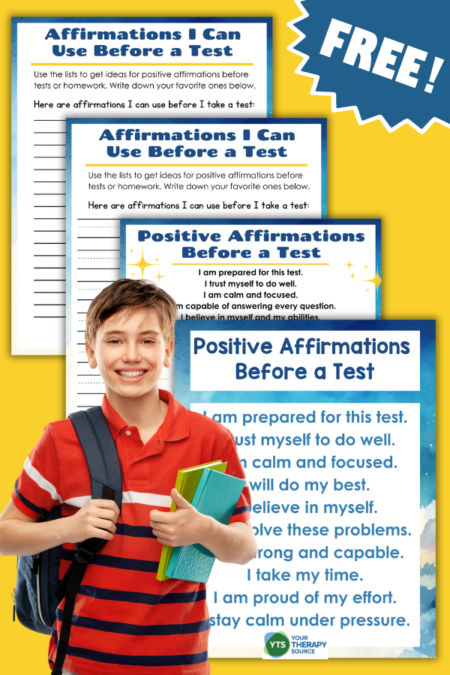 Positive Affirmations Before a Test - Your Therapy Source