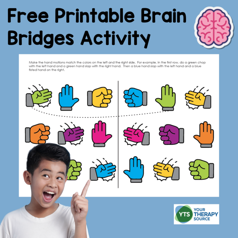 Free Bilateral Coordination Printable - Your Therapy Source