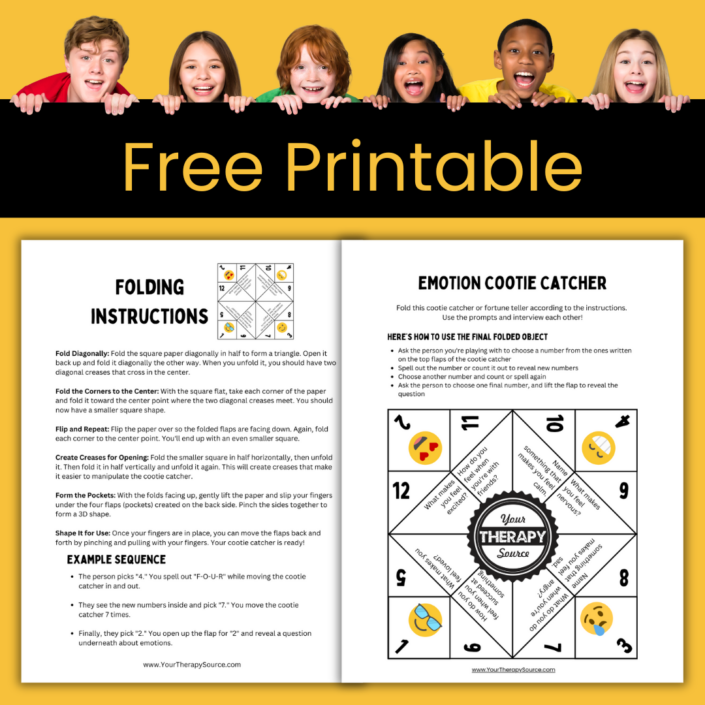 Free Occupational Therapy Worksheets and PT Resources - Your Therapy Source