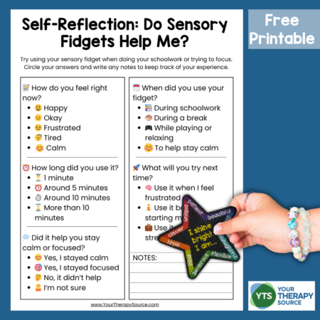 Sensory Fidgets: Do They Work? - Your Therapy Source
