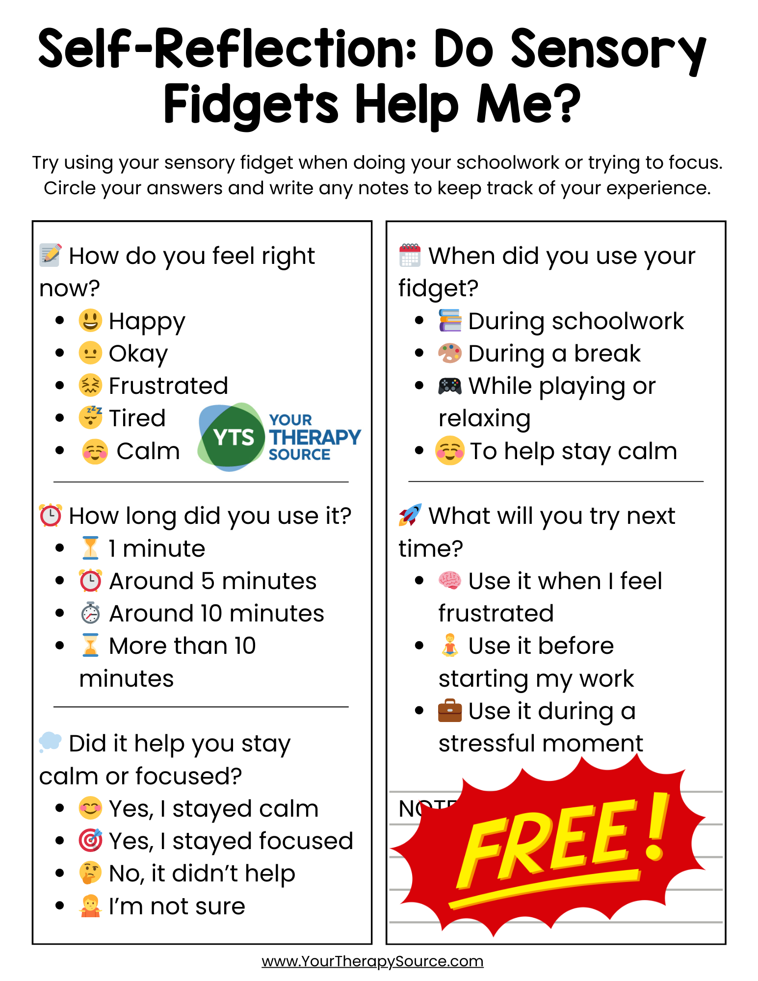 Sensory Fidgets: Do They Work? - Your Therapy Source