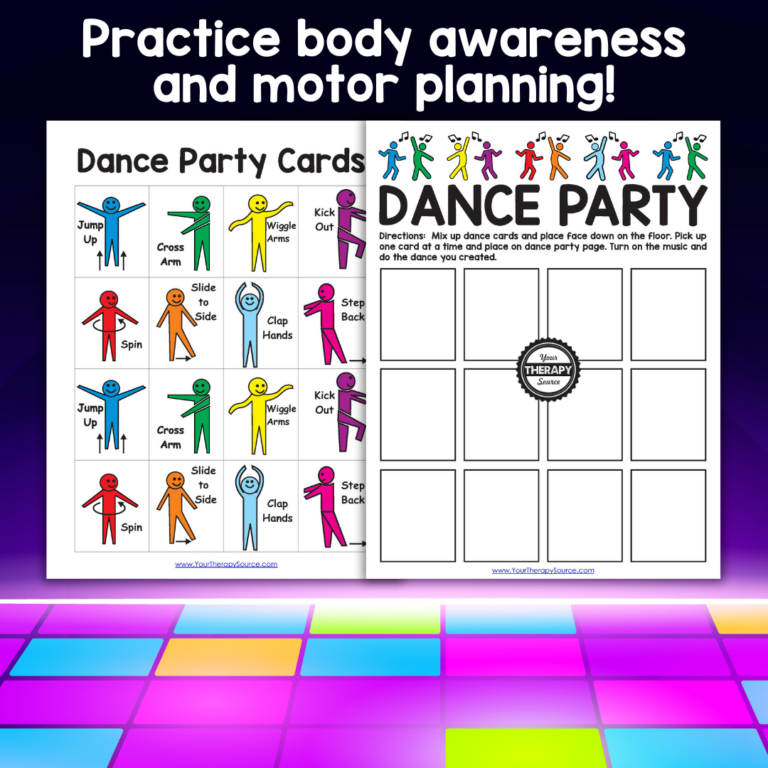 Motor Planning Activity - Free Printable PDF - Your Therapy Source