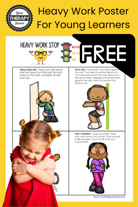 Heavy Work Activities - Free Printable - Your Therapy Source