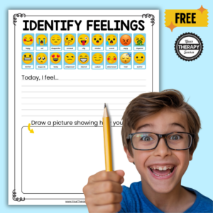 Identifying Feelings Worksheet - Free Printable - Your Therapy Source