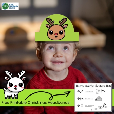 Free Christmas Headband Printable - Your Therapy Source