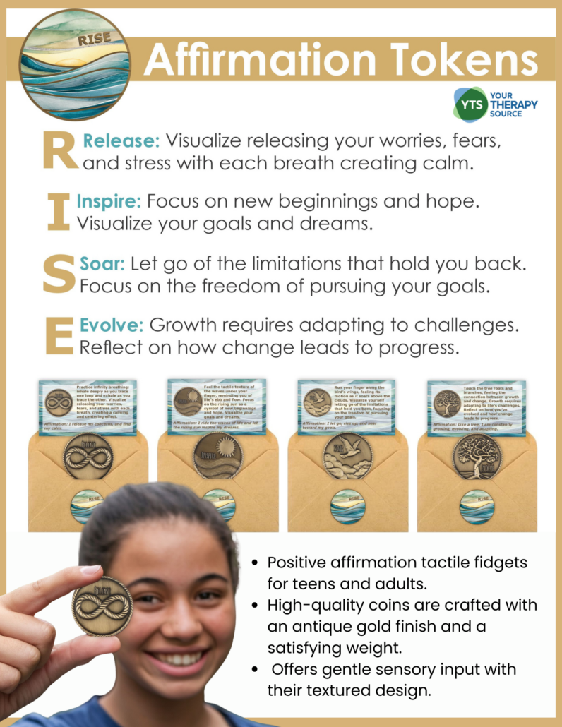 Everyday Reminder Coins - RISE collection - Your Therapy Source