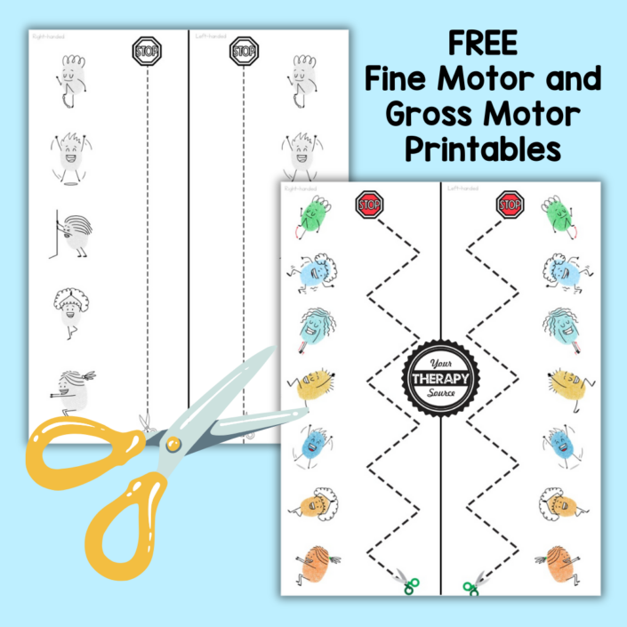 Free Scissor Practice Printable - Your Therapy Source