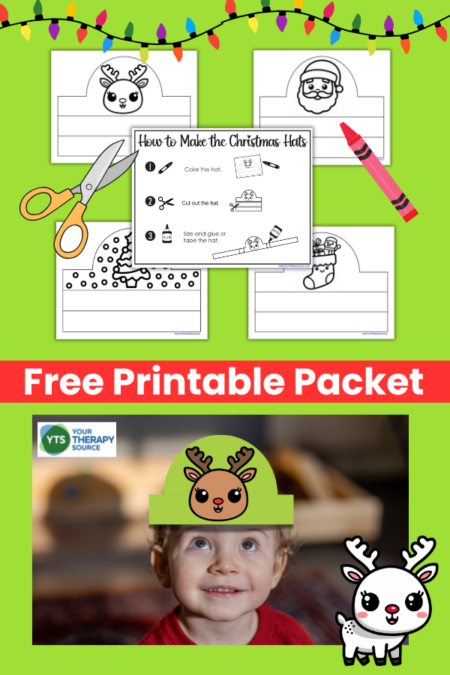 Free Christmas Headband Printable - Your Therapy Source