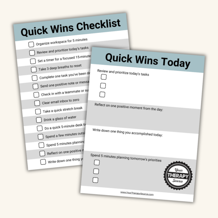 Free Occupational Therapy Worksheets and PT Resources - Your Therapy Source