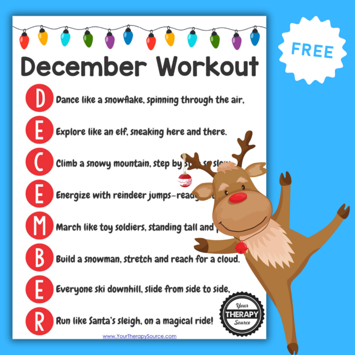 Popular December Holiday Freebies - Your Therapy Source