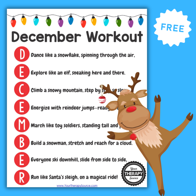 Gross Motor Skills - Free Activities and Printables - Your Therapy Source