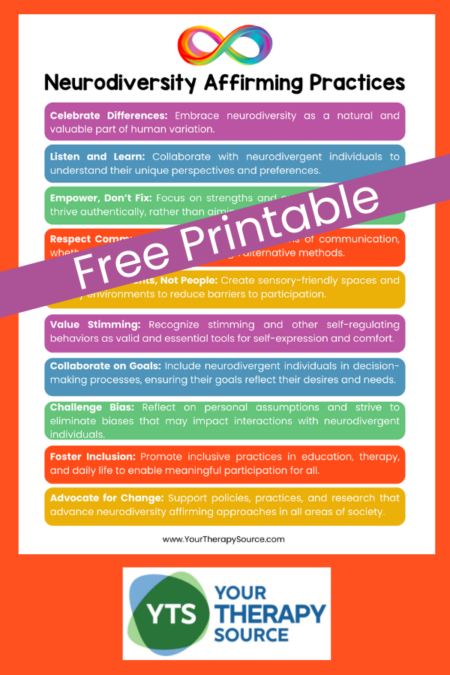 Neurodiversity Affirming Practices - Your Therapy Source