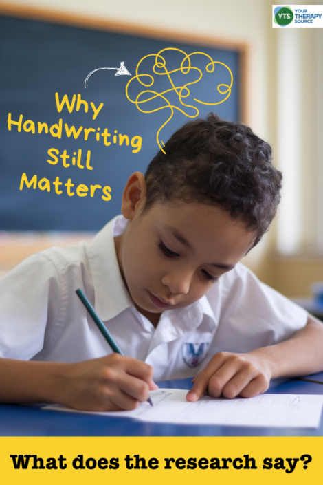 Why Handwriting Still Matters in a Digital World - Your Therapy Source