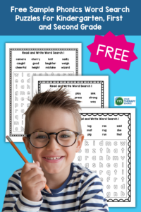 Free Phonics Word Search Puzzles Printable Sample Pages - Your Therapy ...