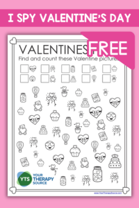 Valentine I Spy Printable - Free - Your Therapy Source