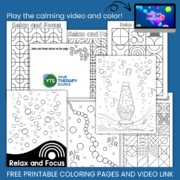 Calming Coloring Pages - Free Printables - Your Therapy Source