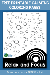 Calming Coloring Pages - Free Printables - Your Therapy Source