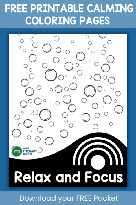 Calming Coloring Pages - Free Printables - Your Therapy Source
