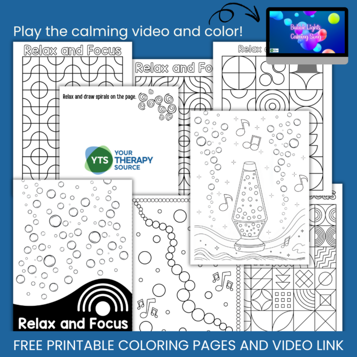 Calming Coloring Pages - Free Printables - Your Therapy Source