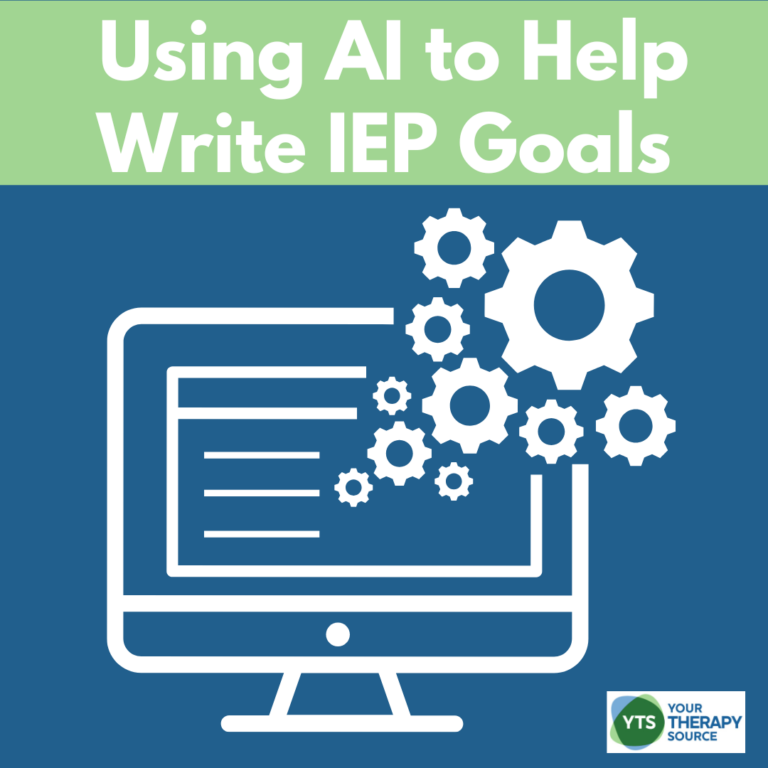 Using AI to Help Write IEP Goals - Your Therapy Source