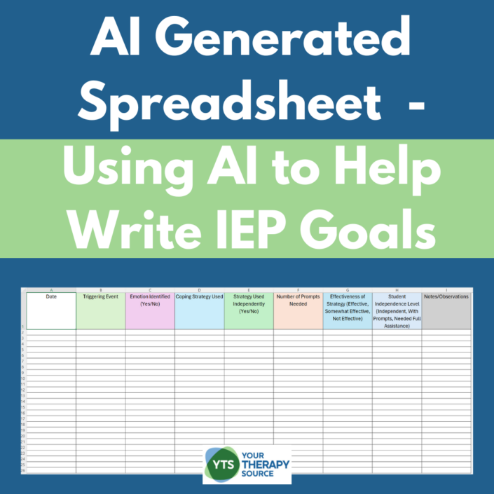 Using AI to Help Write IEP Goals - Your Therapy Source