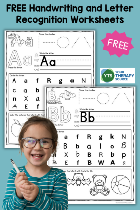 Free Handwriting Worksheets for Early Learners - Your Therapy Source