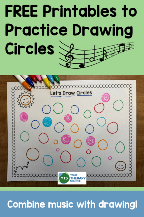 How to Draw Circles Free Printables - Your Therapy Source