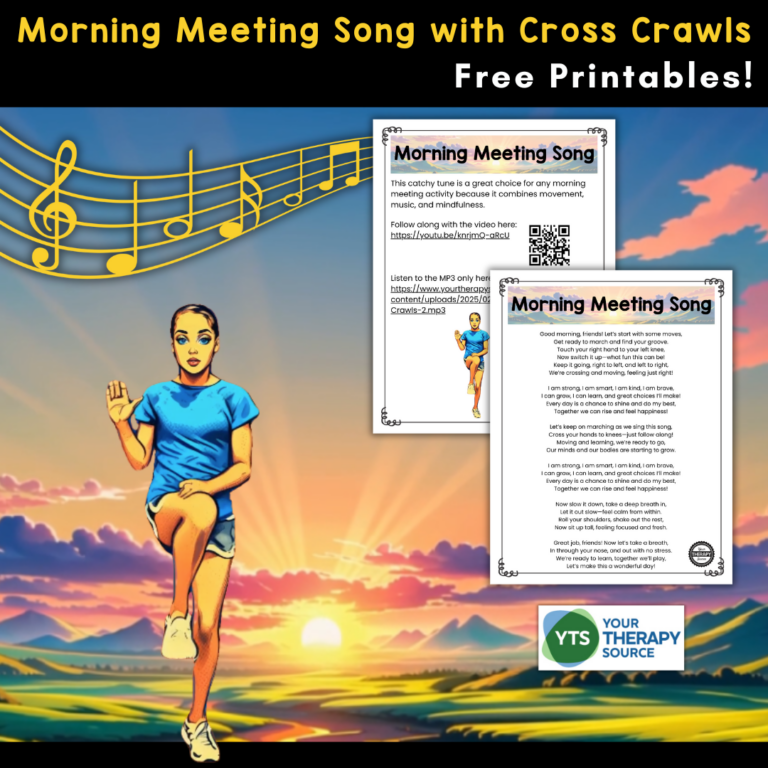 Morning Meeting Song for the Classroom - Your Therapy Source