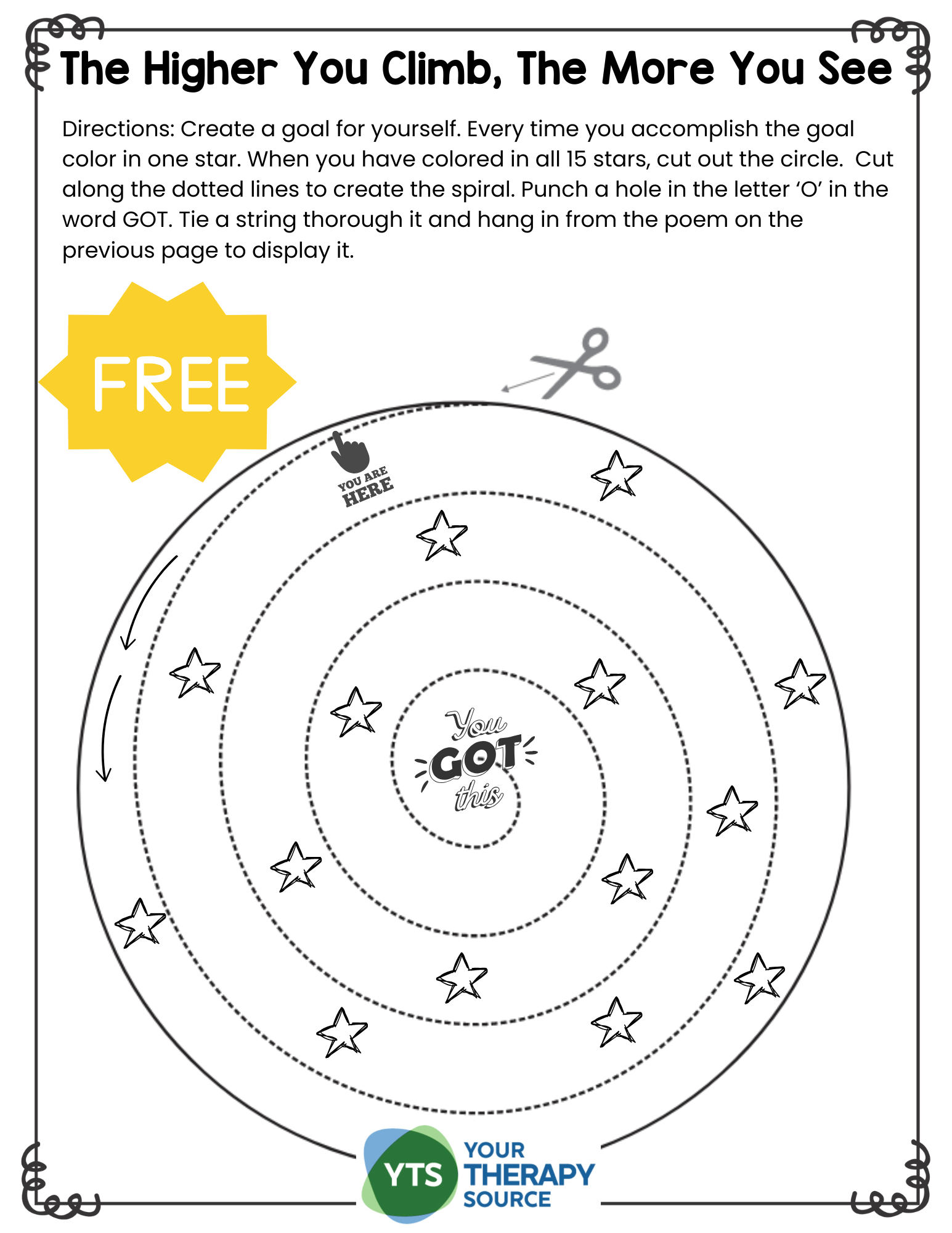 Perspective Taking Activity Free Printable PDF - Your Therapy Source