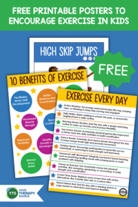 Free Printable Exercise Cards for Kids - Your Therapy Source