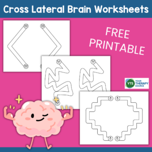 Free Printable Cross Lateral Brain Worksheets - Your Therapy Source