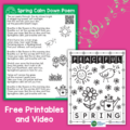 Spring Calming Song - Free Printable Coloring Page - Your Therapy Source