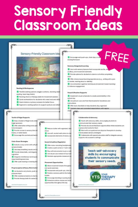 Sensory Friendly Classroom Ideas - Free Printable Handout - Your ...