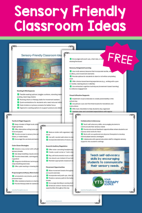 Sensory Friendly Classroom Ideas - Free Printable Handout - Your ...