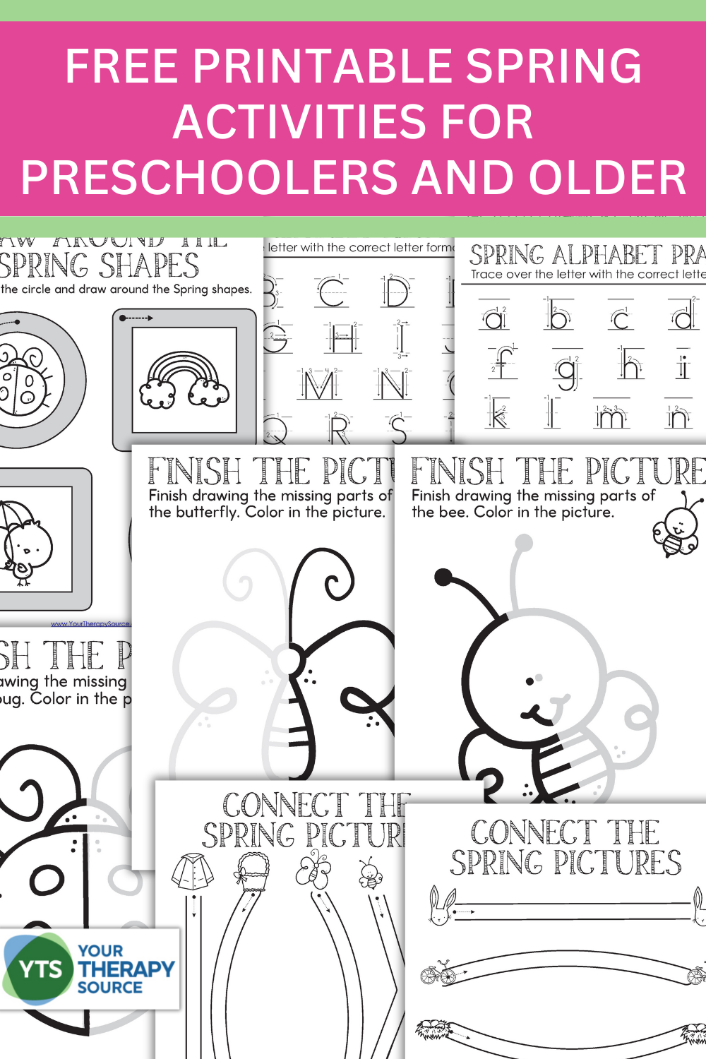 Free Printable Spring Activities for Preschoolers and Older - Your ...