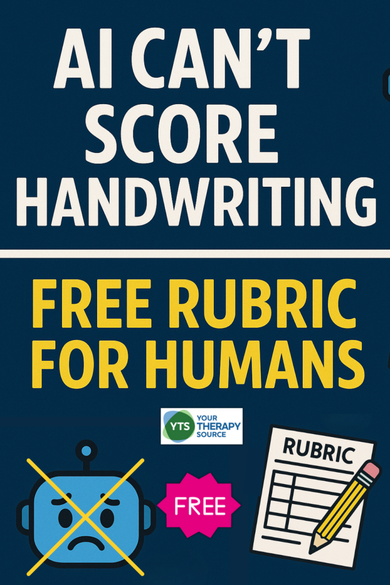 Quick FREE Handwriting Rubric PDF & Watch AI Fail to Score It - Your ...