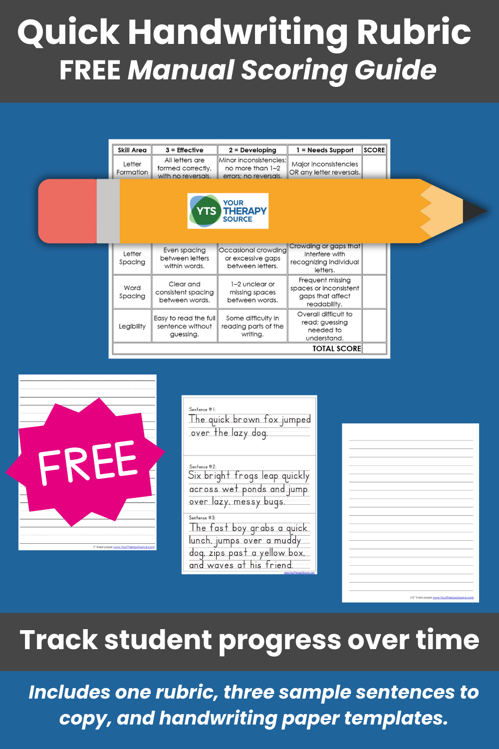 Quick FREE Handwriting Rubric PDF & Watch AI Fail to Score It - Your ...