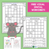 Free Visual Spatial Worksheets - Your Therapy Source