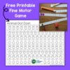 Hole Punch Game - Free Printable - Your Therapy Source