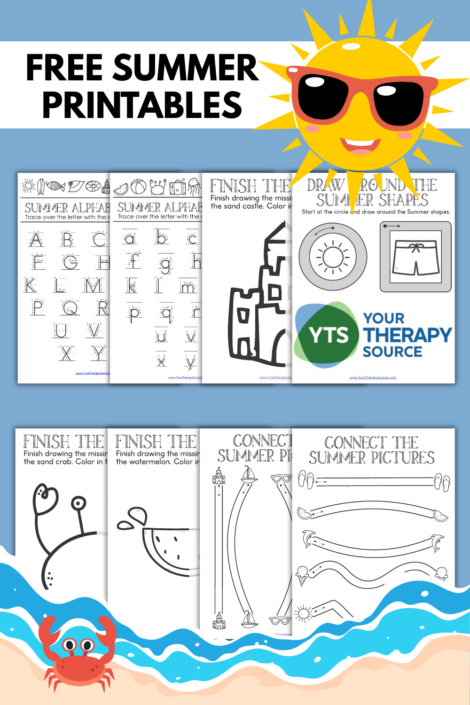 Summer Kindergarten Worksheets Free Printable PDF - Your Therapy Source