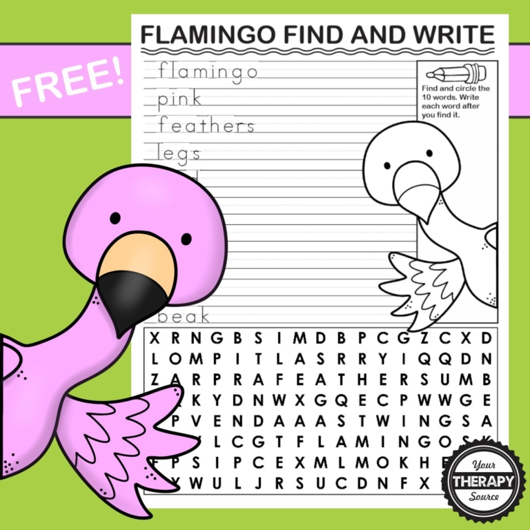 Free Handwriting Worksheets - Your Therapy Source